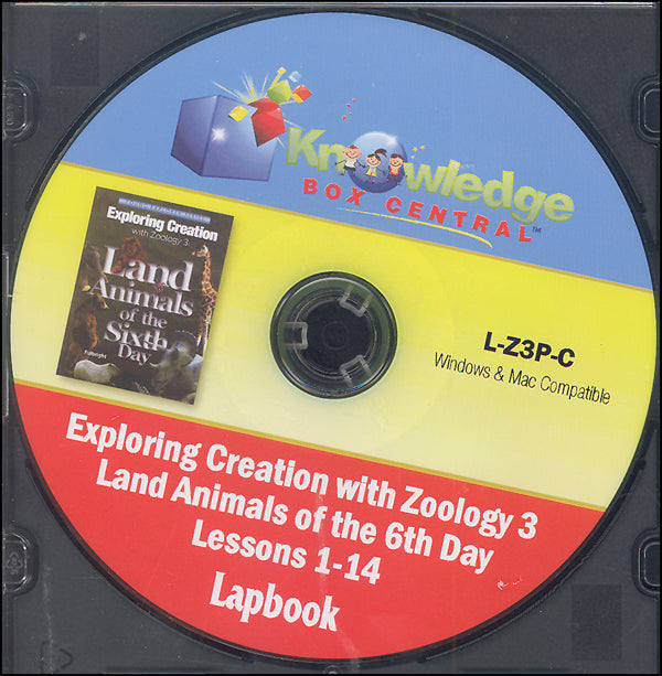 Apologia Exploring Creation With Zoology 3 Complete Lapbook Package CD ...