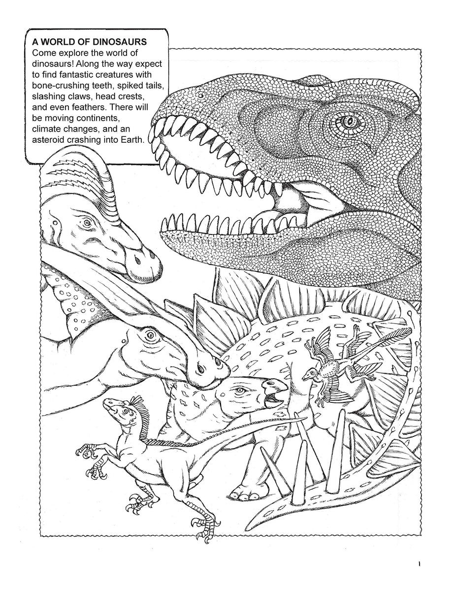 My First Book About Dinosaurs: Color and Learn (Dover Children's Scien ...