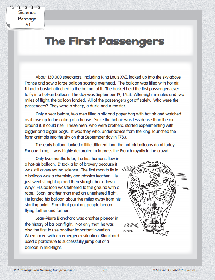 Nonfiction Reading Comprehension for the Common Core (Grade 7) – Miller ...