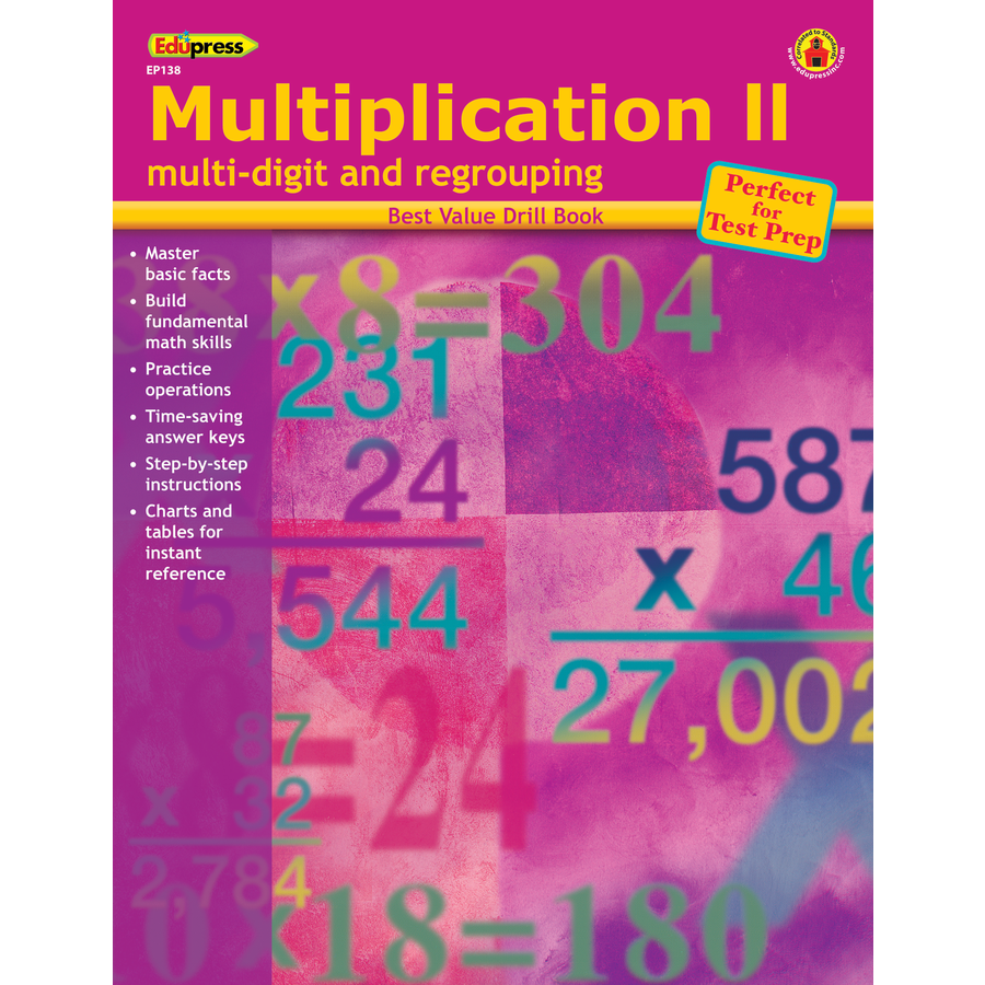 Multiplication II: multi-digit and regrouping – Miller Pads & Paper
