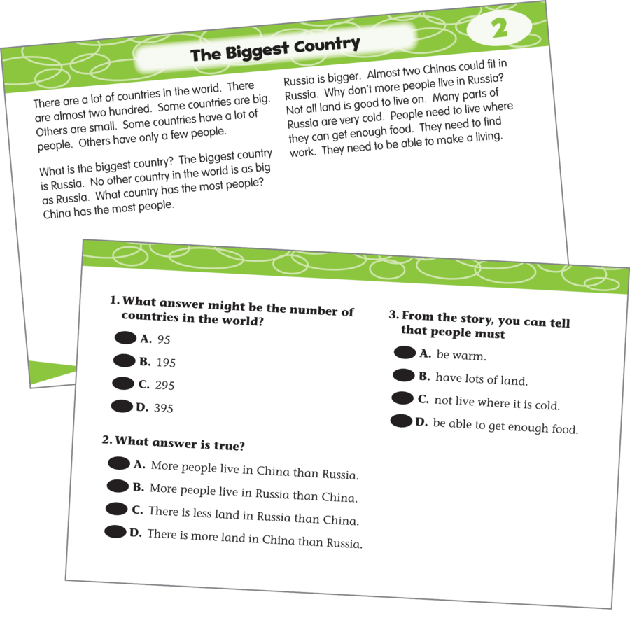 Power Pen Reading Comprehension Cards Grade 2 – Miller Pads & Paper
