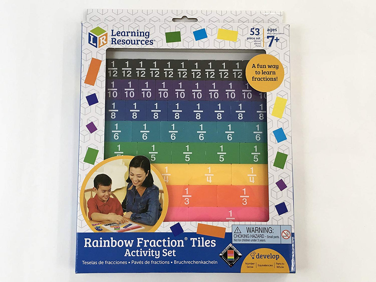 Rainbow Fraction® Tiles with Tray – Miller Pads & Paper