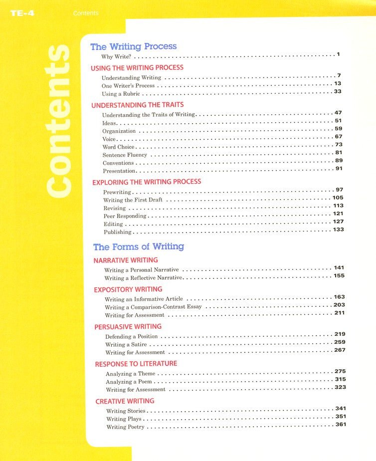 Write Source Grade 11 Homeschool Package – Miller Pads & Paper