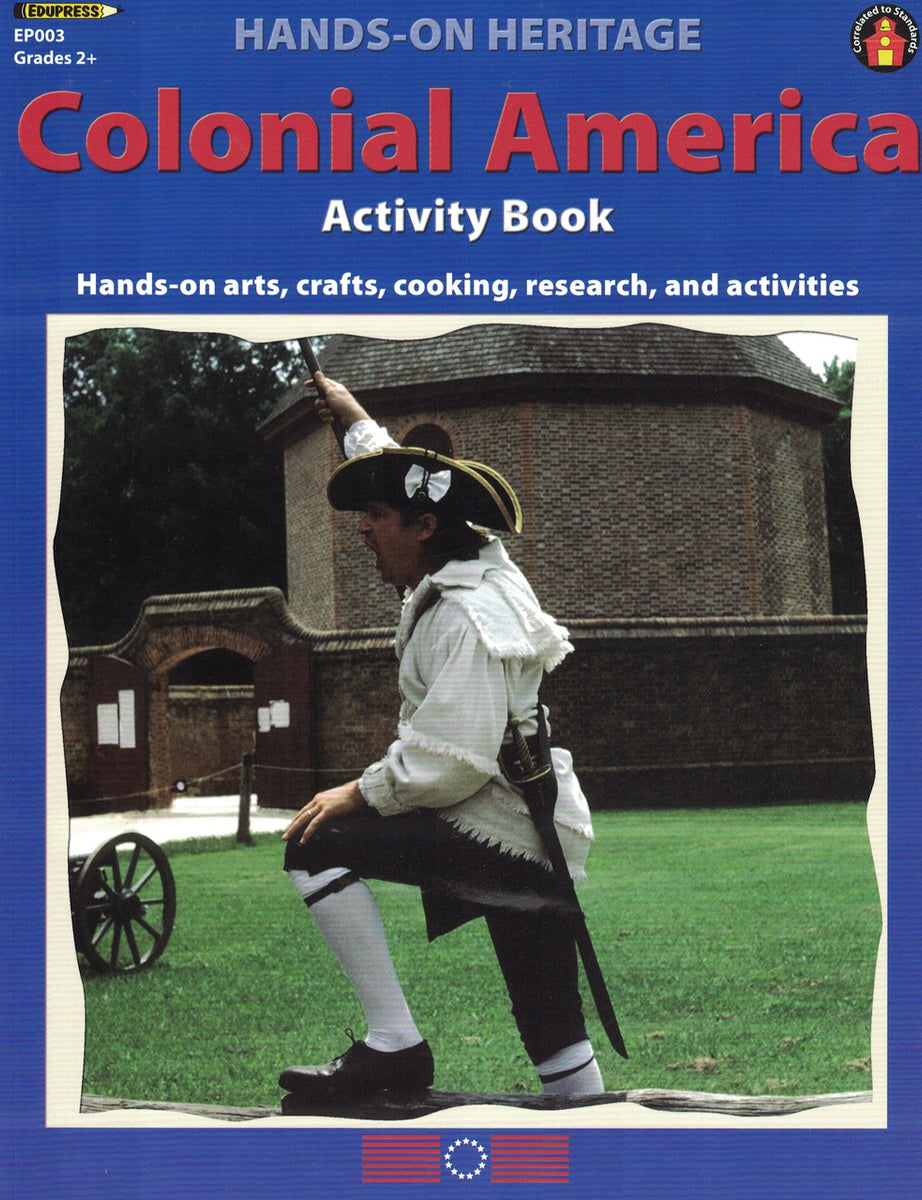 Colonial America Activity Book (Hands on Heritage) – Miller Pads & Paper