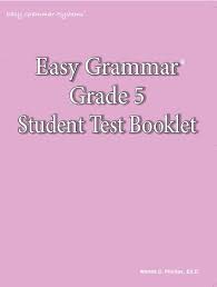 Easy Grammar Grade 5 Test Book – Miller Pads & Paper
