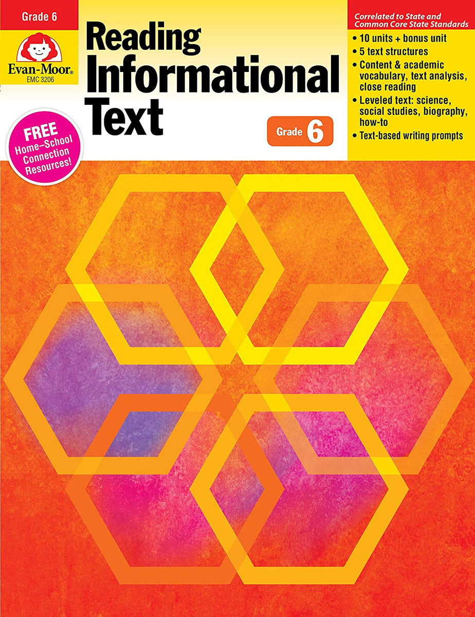 Reading Informational Text, Grade 6 - Teacher's Edition – Miller Pads ...