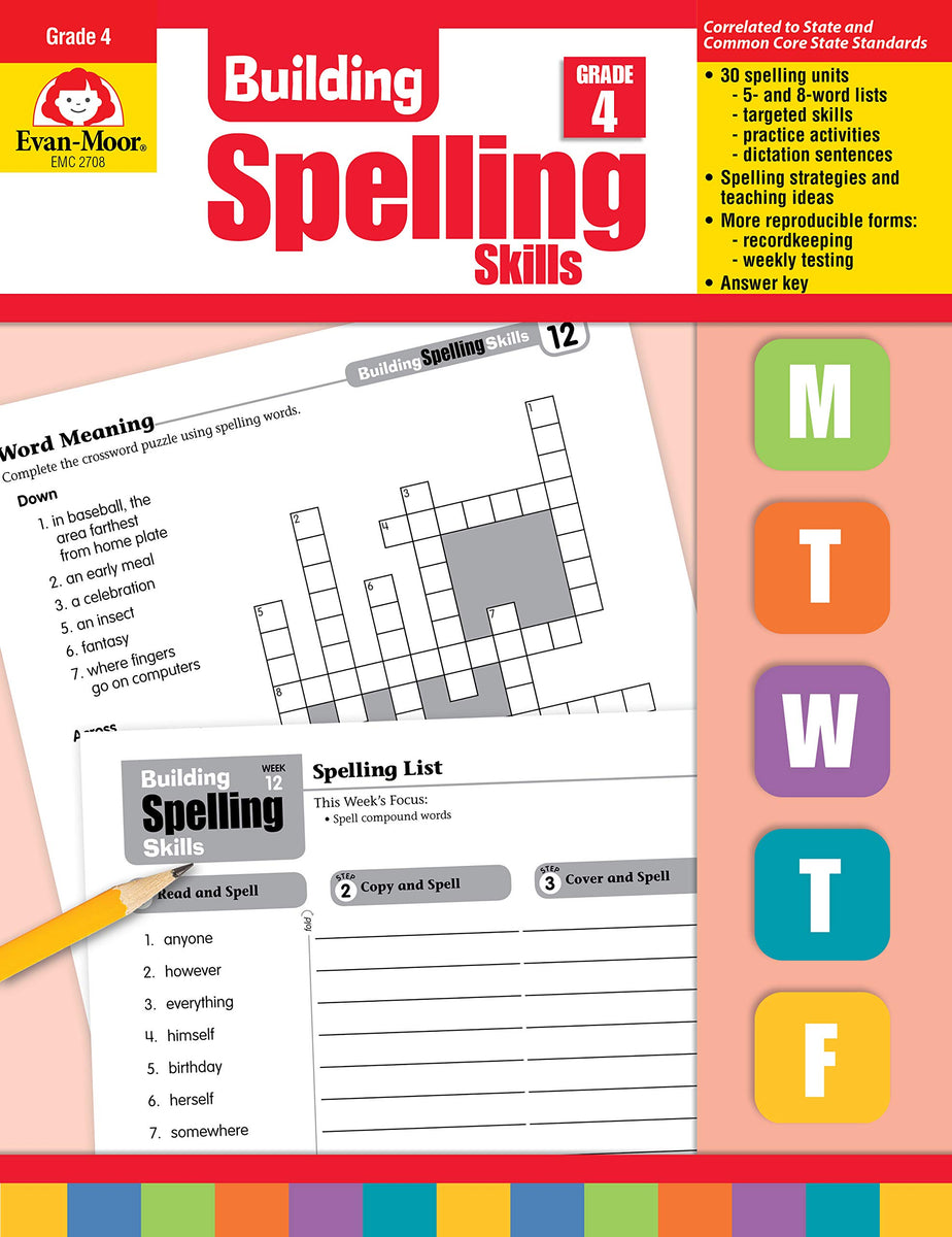 Building Spelling Skills, Grade 4 - Teacher's Edition – Miller Pads & Paper