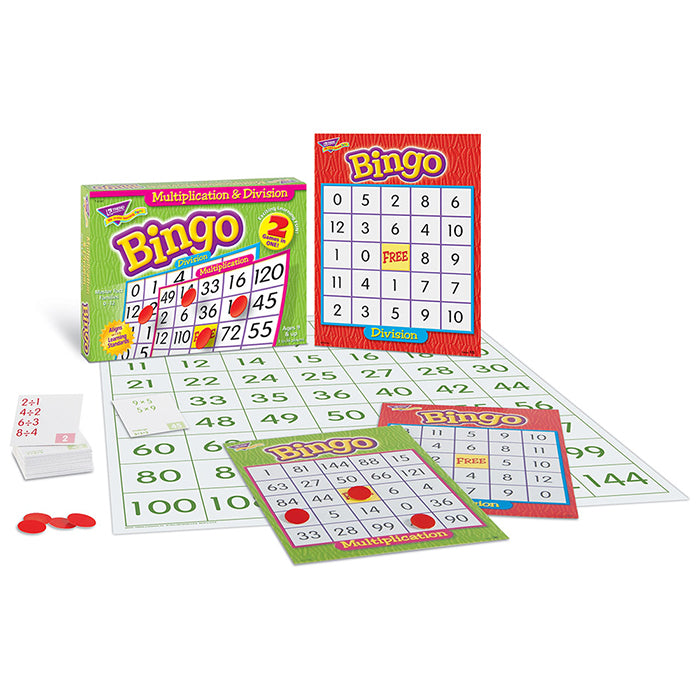 Multiplication & Division Bingo – Miller Pads & Paper
