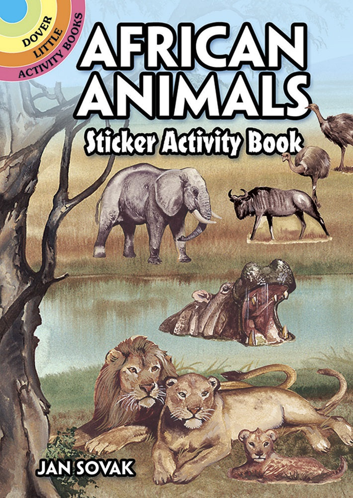 African Animals Sticker Activity Book (Mini Dover) – Miller Pads & Paper
