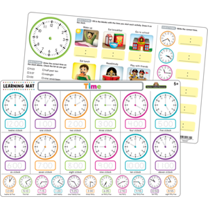 Telling Time Learning Mat – Miller Pads & Paper
