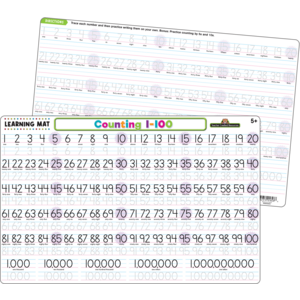 Counting 1-100 Learning Mat – Miller Pads & Paper