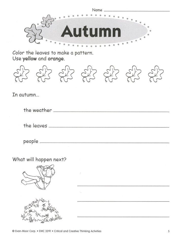 Critical and Creative Thinking Activities-Grade 1 – Miller Pads & Paper