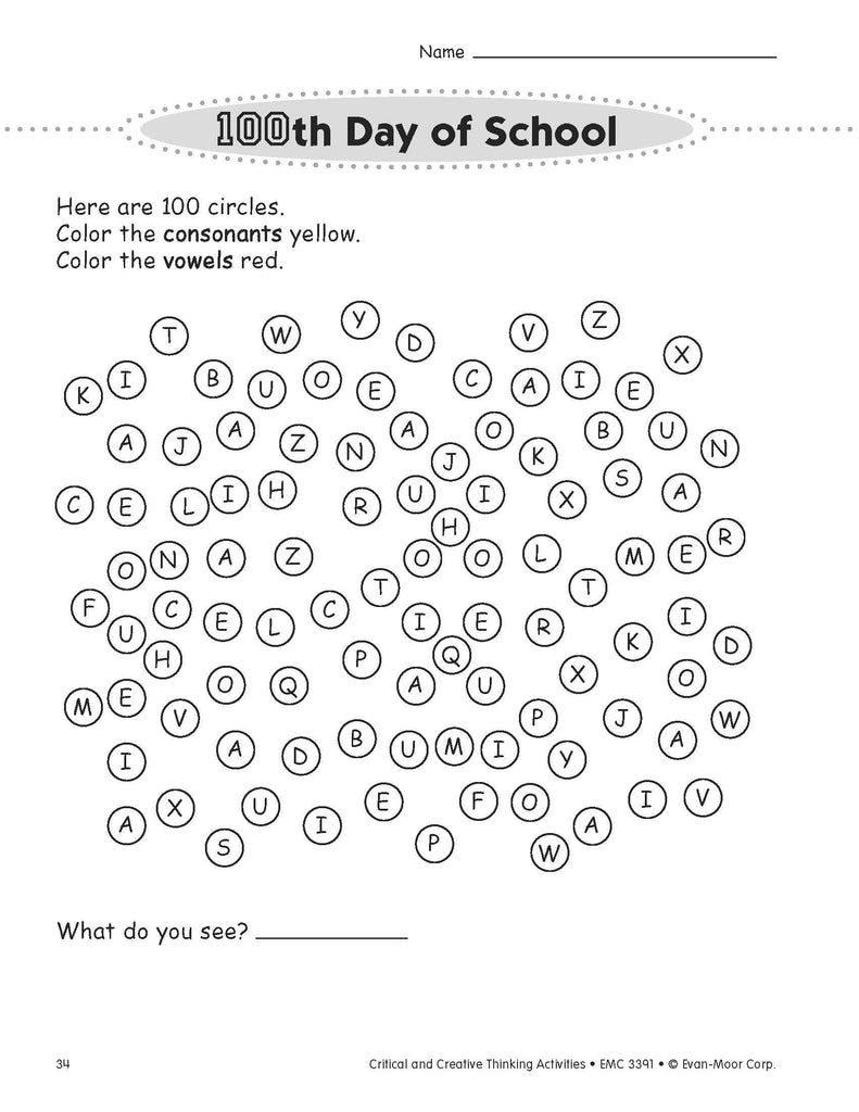 Critical and Creative Thinking Activities-Grade 1 – Miller Pads & Paper