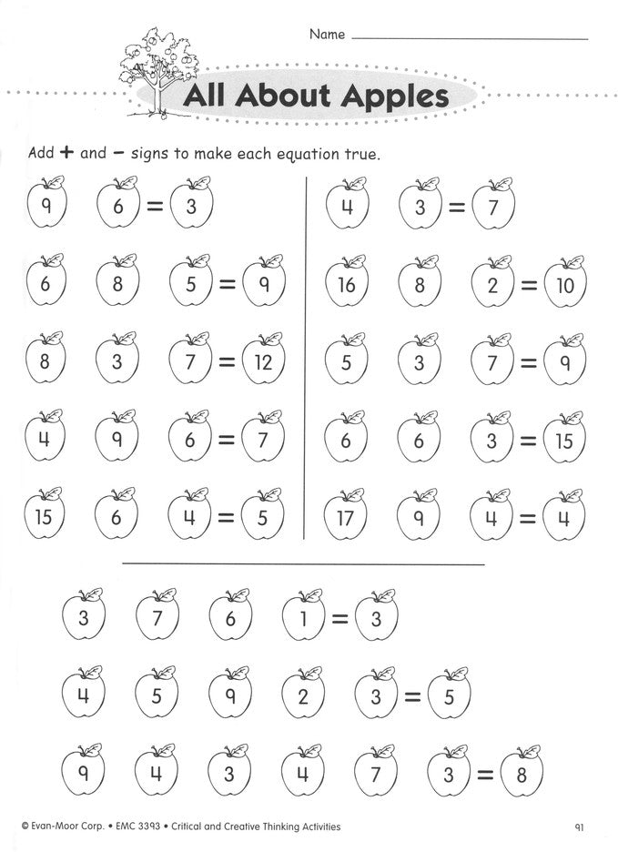 Critical and Creative Thinking Activities-Grade 3 – Miller Pads & Paper
