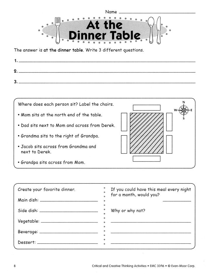 Critical and Creative Thinking Activities-Grade 6 – Miller Pads & Paper