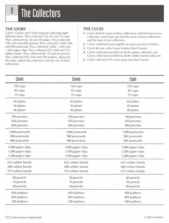 Math Perplexors: Expert Level – Miller Pads & Paper