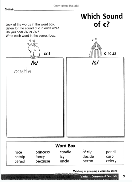 Basic Phonics Skills Level D – Miller Pads & Paper