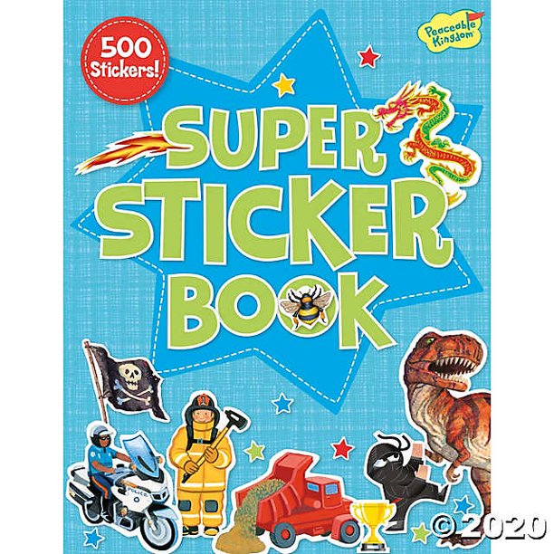 Super Sticker Book Blue – Miller Pads & Paper