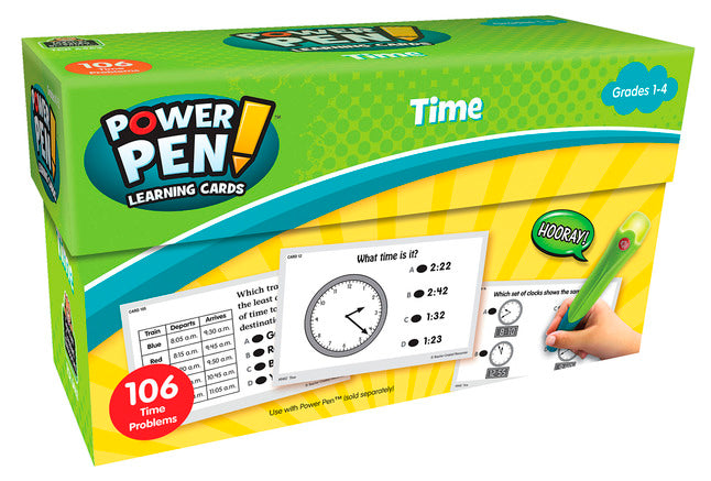 Power Pen Learning Cards: Time – Miller Pads & Paper
