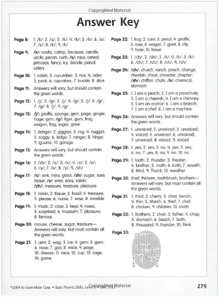 Basic Phonics Skills Level D – Miller Pads & Paper
