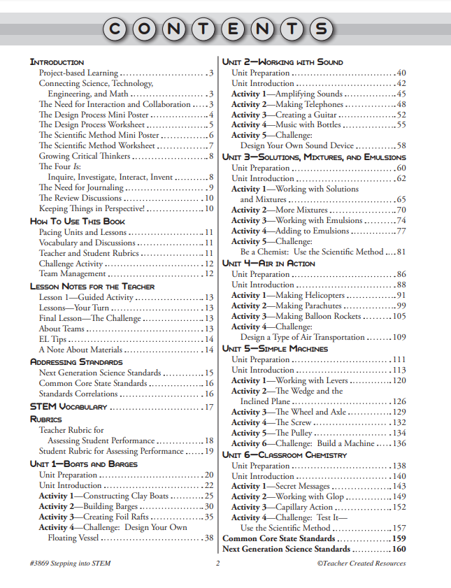 Stepping Into STEM (Grade 3) – Miller Pads & Paper