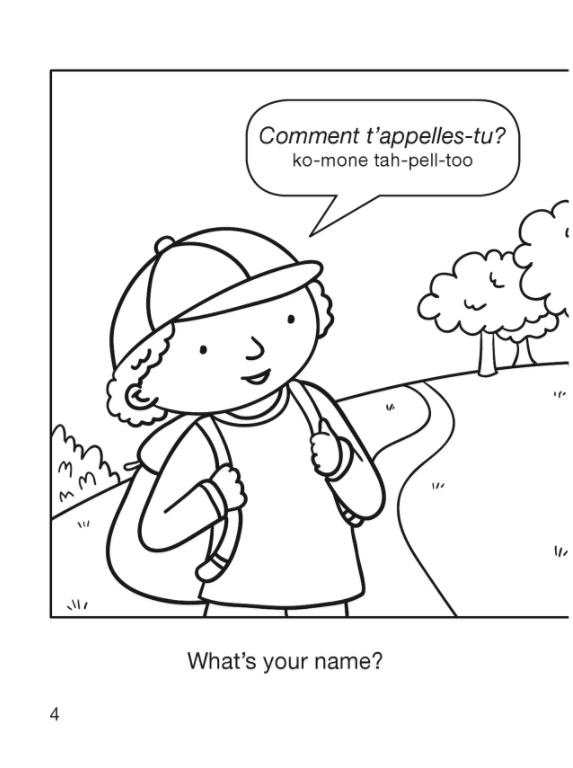 Color & Learn Easy French Phrase for Kids – Miller Pads & Paper