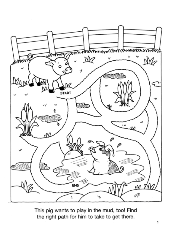 Fun Farm Animal Mazes – Miller Pads & Paper