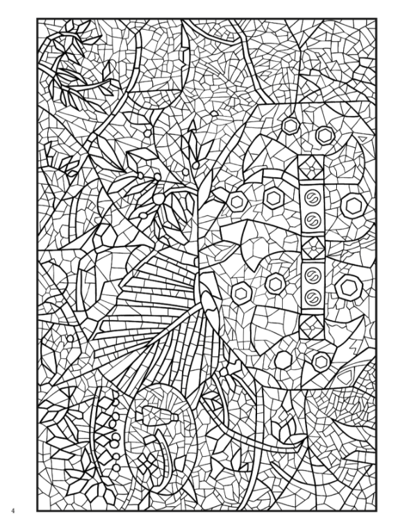 Mosaic Masterpieces (Creative Haven Coloring Books) – Miller Pads & Paper