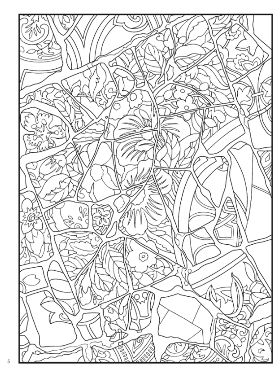 Mosaic Masterpieces (Creative Haven Coloring Books) – Miller Pads & Paper