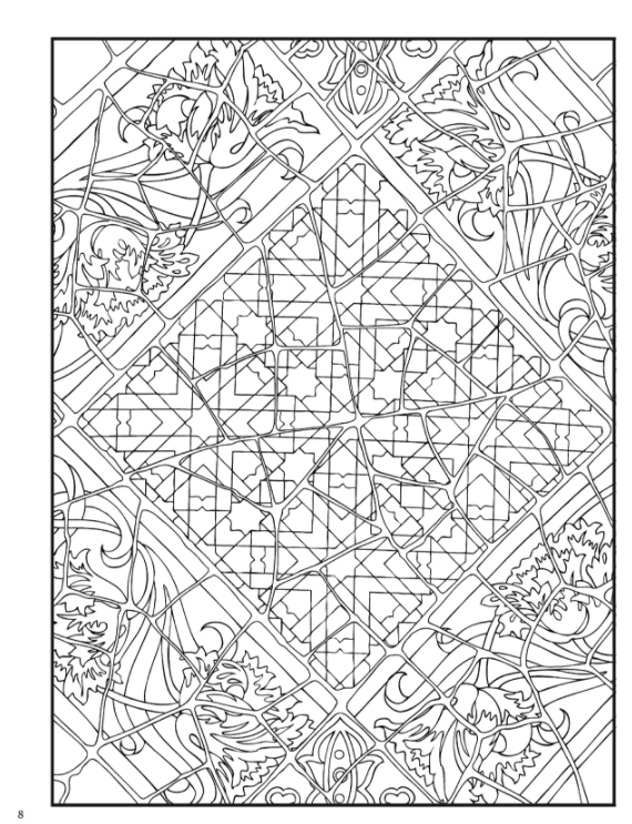 Mosaic Masterpieces (Creative Haven Coloring Books) – Miller Pads & Paper