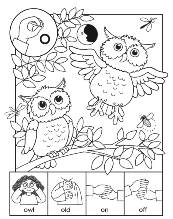 ABC Sign and Color: A Beginner's Book of American Sign Language ...