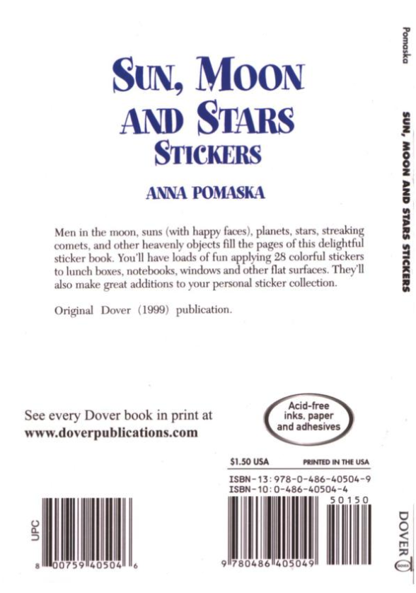 Sun, Moon and Stars Stickers – Miller Pads & Paper