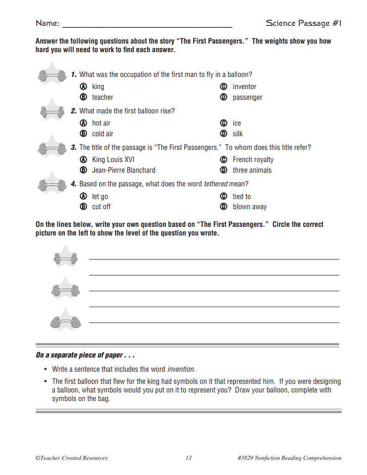 Nonfiction Reading Comprehension for the Common Core (Grade 7) – Miller ...
