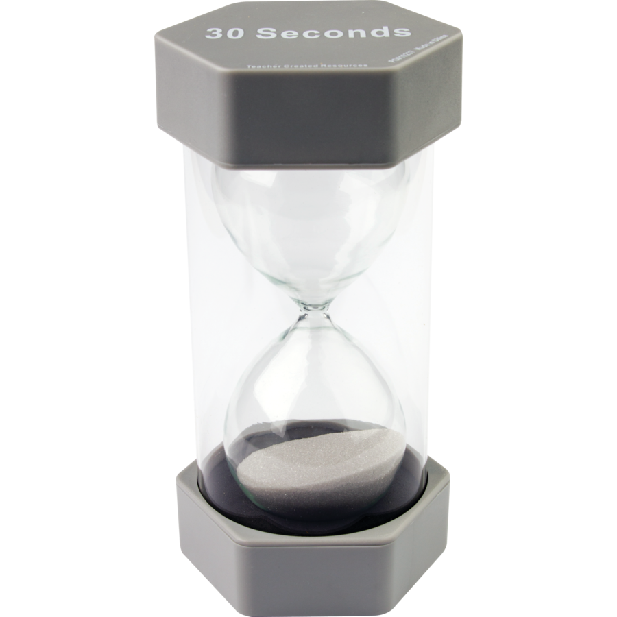 Large Sand Timer-30 Second – Miller Pads & Paper