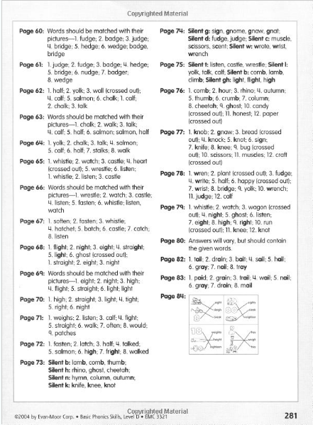 Basic Phonics Skills Level D – Miller Pads & Paper