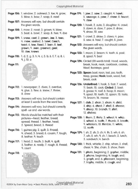 Basic Phonics Skills Level D – Miller Pads & Paper