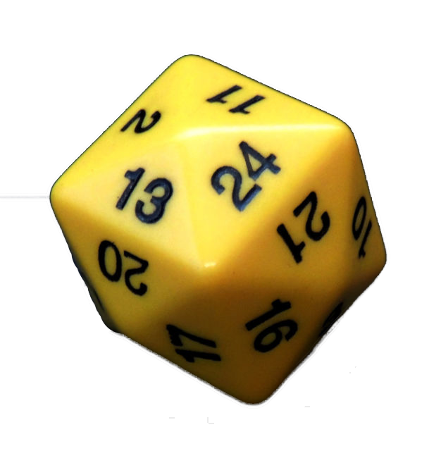 24 Sided Die – Miller Pads & Paper