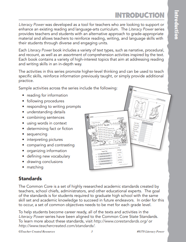 Literacy Power (Grade 1) – Miller Pads & Paper