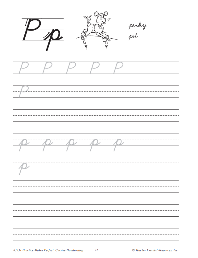 Cursive Writing (Practice Makes Perfect) – Miller Pads & Paper