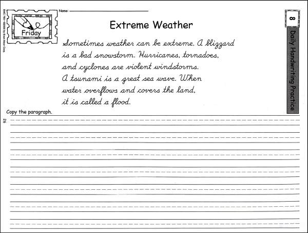 Daily Handwriting Practice - Contemporary Cursive – Miller Pads & Paper