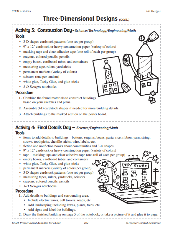 Year Round Project-Based Activities for STEM (Grade 1-2) – Miller Pads ...