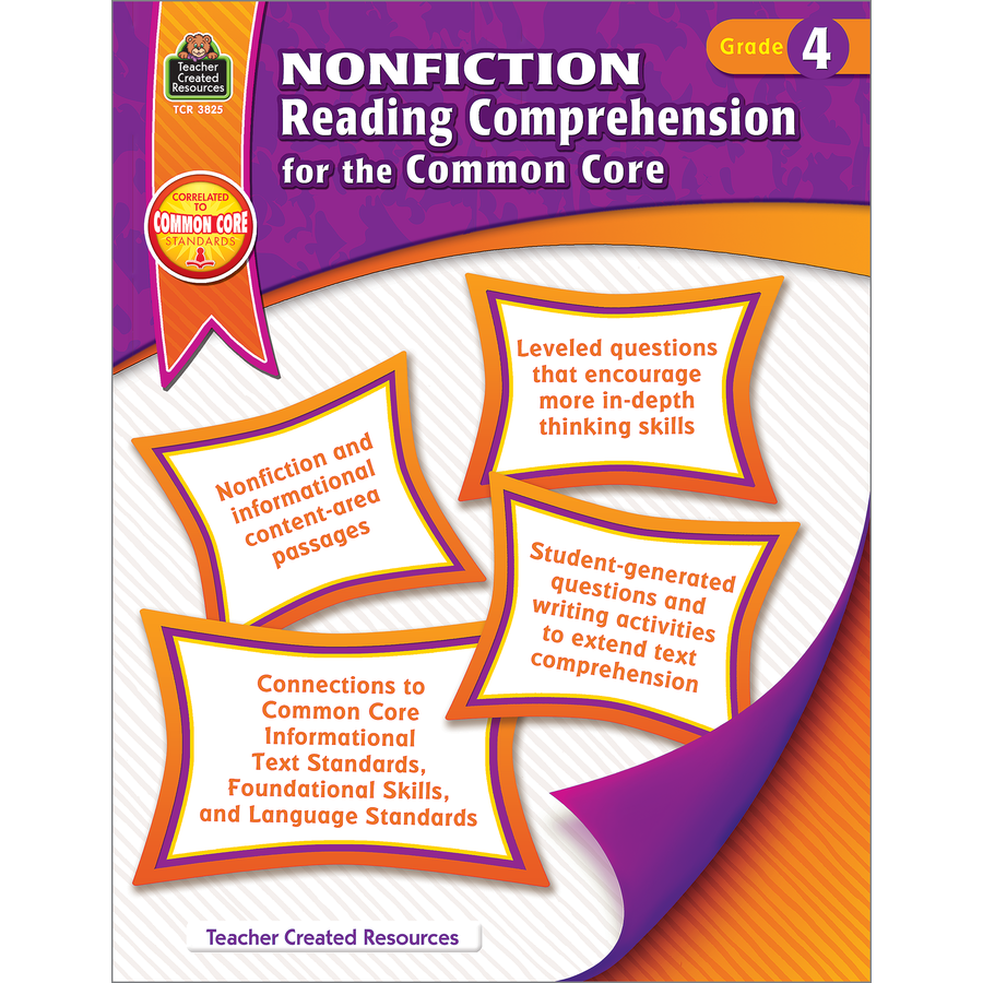 Nonfiction Reading Comprehension for the Common Core (Grade 4) – Miller ...