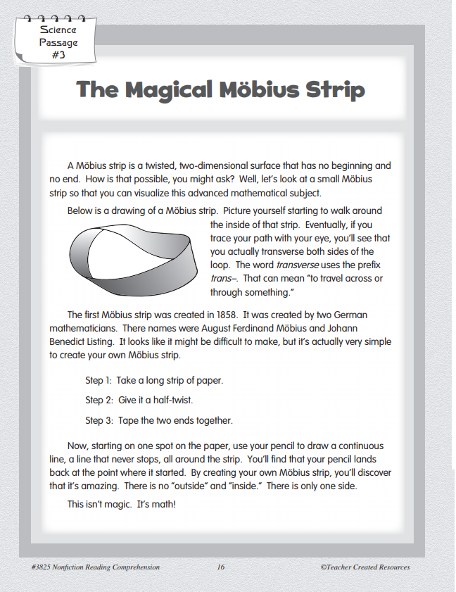 Nonfiction Reading Comprehension for the Common Core (Grade 4) – Miller ...