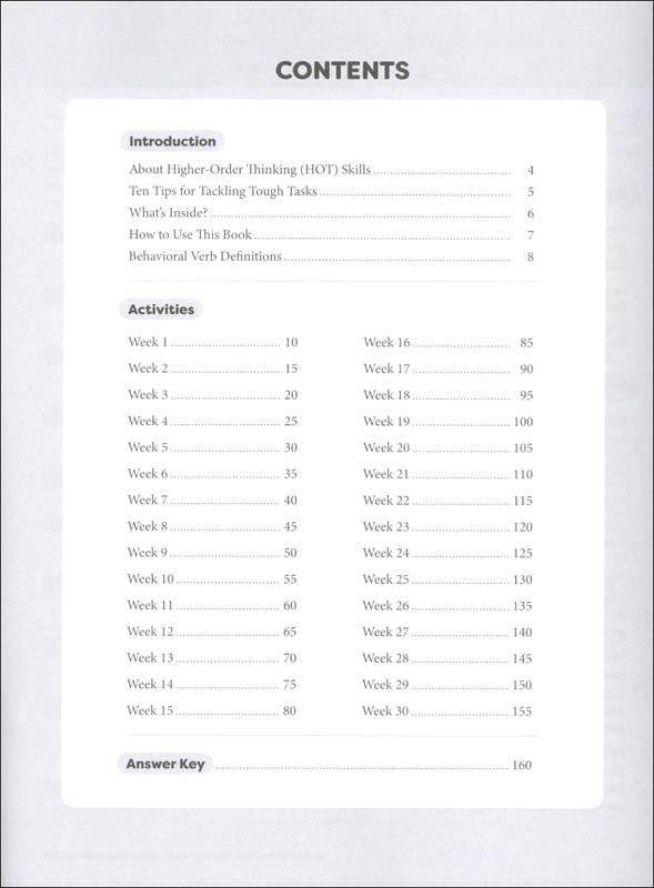 Daily Higher-Order Thinking: Grade 3 – Miller Pads & Paper