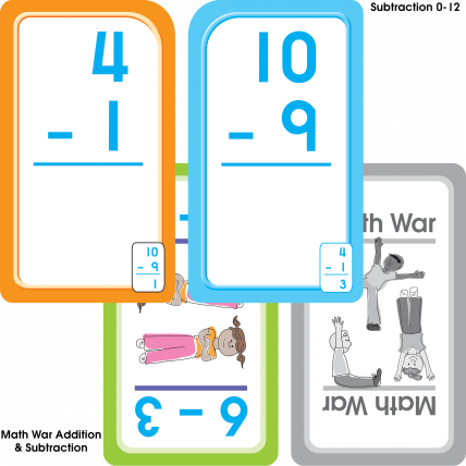 Math 1-2 Flash Card 4-Pack – Miller Pads & Paper