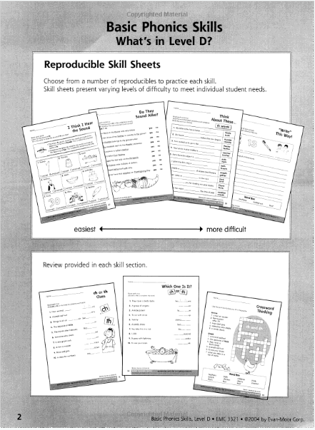 Basic Phonics Skills Level D – Miller Pads & Paper