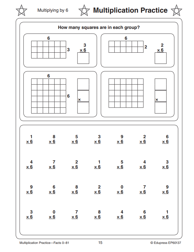 Math Skill Drill: Multiplication I – Miller Pads & Paper
