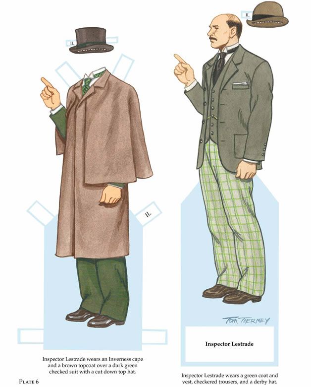 Sherlock Holmes Paper Dolls – Miller Pads & Paper