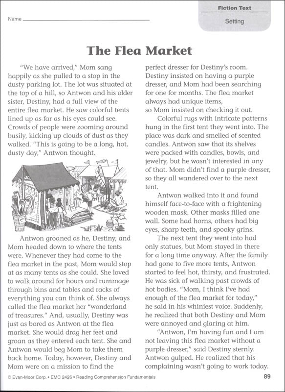 Reading Comprehension Fundamentals: Grade 6 – Miller Pads & Paper