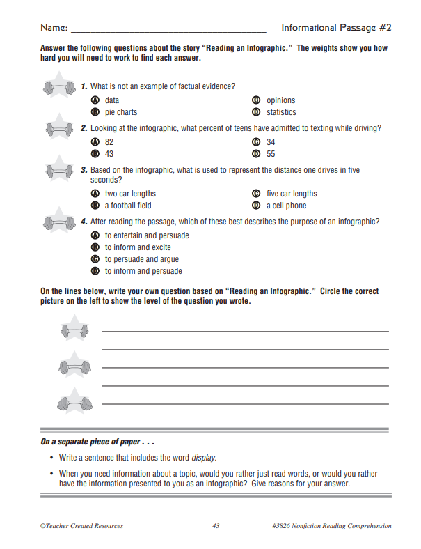 Nonfiction Reading Comprehension for the Common Core (Grade 5) – Miller ...